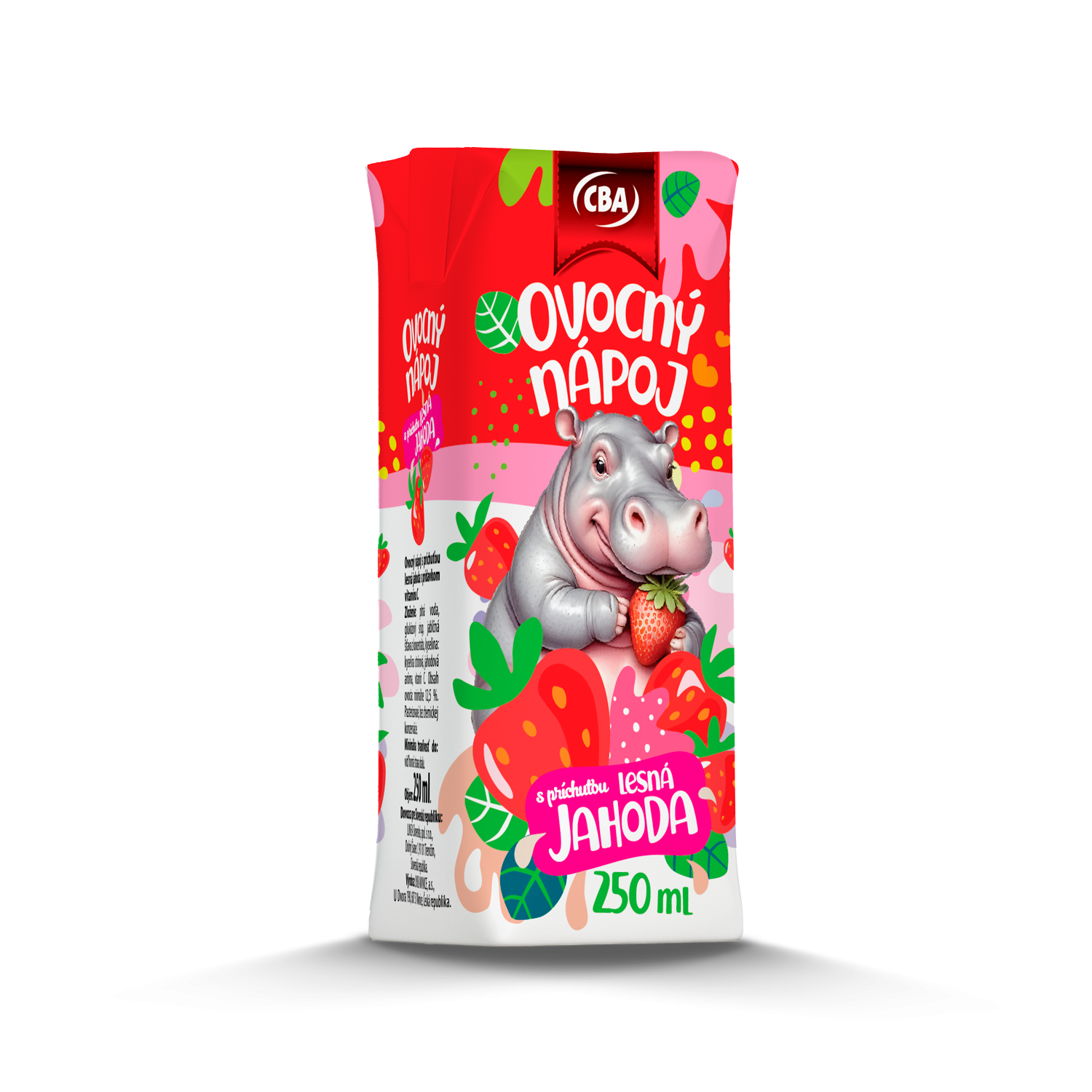 CBA Ovocný nápoj s príchuťou lesná jahoda 0,25 l | CBA SK, a.s.