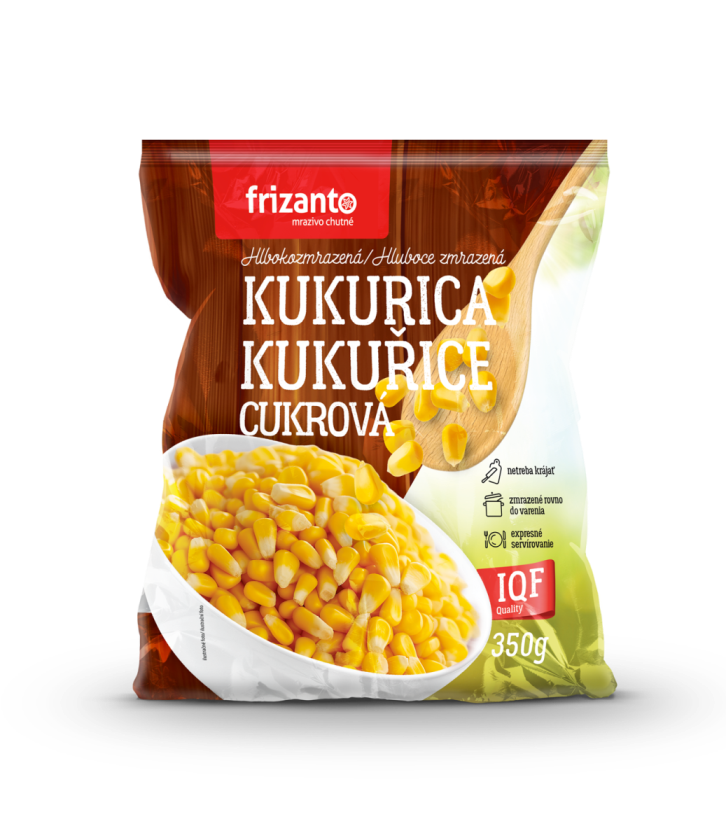 CBA Frizanto hlbokozmrazená kukurica cukrová 350g | CBA SK, a.s.